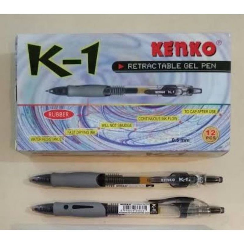 Pen Gel KENKO K1 Gel Pen K1 Ballpoint Pena Pulpen Gel K1 KENKO