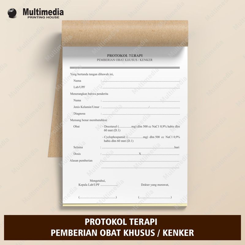 Protokol Terapi Pemberian Obat Khusus /Kenker