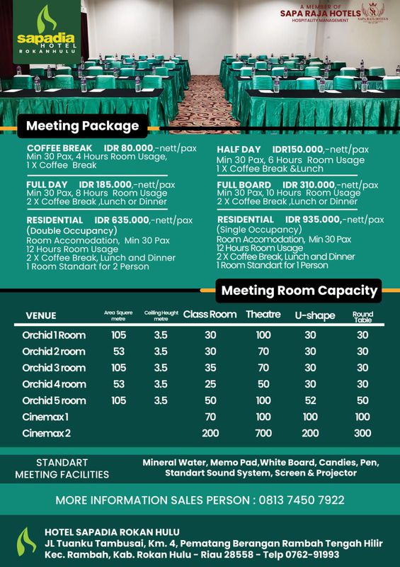 Fullday Meeting Package