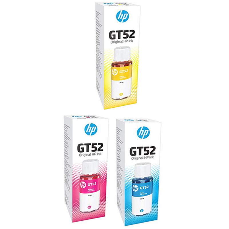 Tinta Printer HP GT52 Color - Kuning