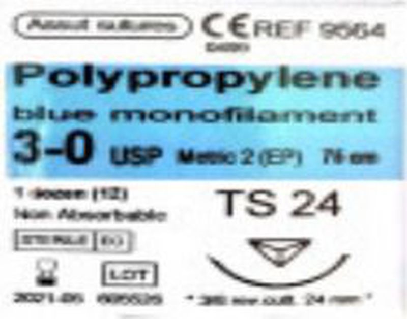 POLYPROPYLENE 3/0 TS-24 9564