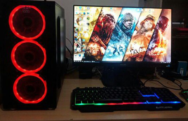 PC GAMING RAKITAN FULL SET