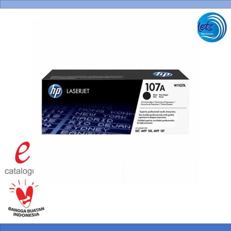 Toner Printer Hp Laser Jet 107A Original