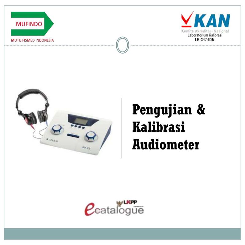 Jasa Pengujian dan Kalibrasi Audiometri