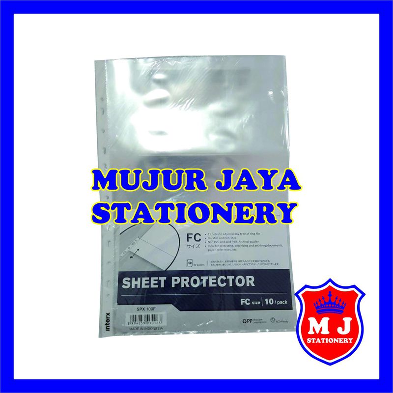 SHEET PROTECTOR F4 100PCS - MJS 305