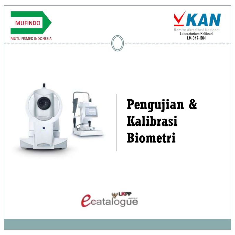 Jasa Pengujian dan Kalibrasi Biometri