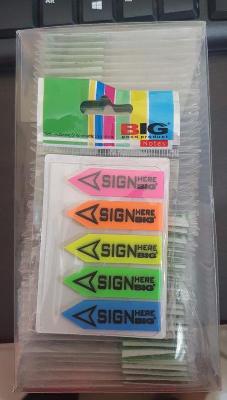 Post It Sign Here Kecil