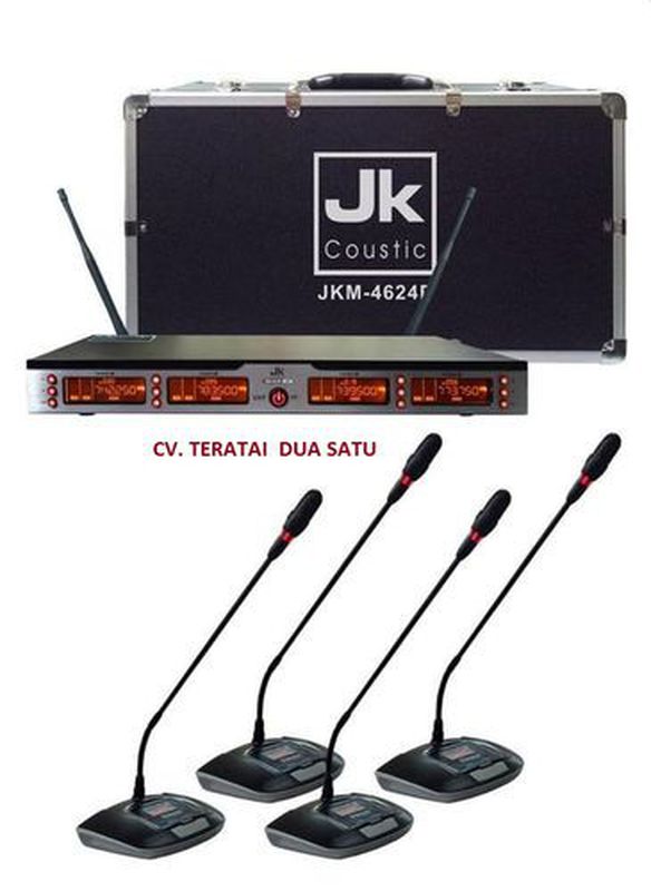 JK Kustik Mic wireless conference 1 Paket (12 Chanel)