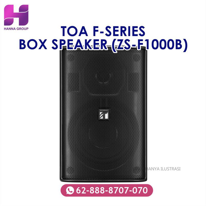 TOA F-SERIES BOX SPEAKER (ZS-F1000B)