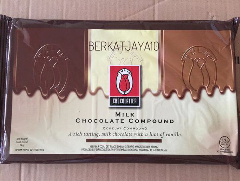 Milk Chocolate Compound / Cokelat Susu Compound 1 Kg