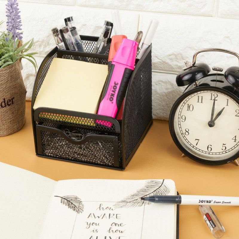 Desk Set JOYKO DS18 Tempat Alat Tulis Jaring Pen Stand Pen Holder DS18