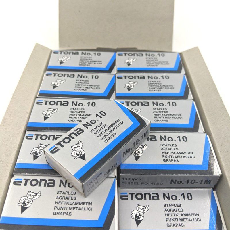 Isi Staples ETONA Kecil No 10 Isi Stapler Refill Stapler Isi Hekter