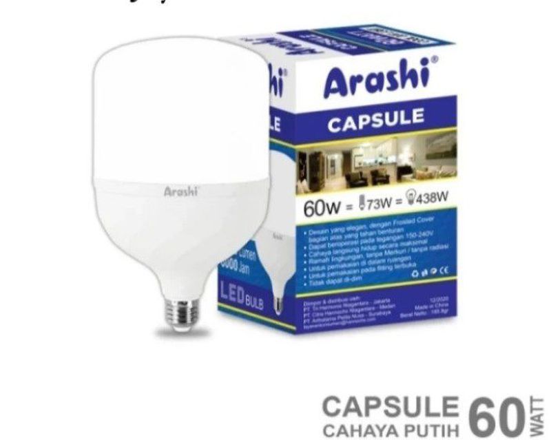 Lampu LED Arashi - 60 Watt