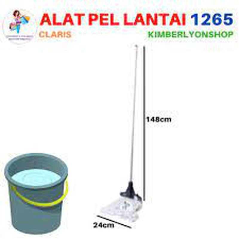 Alat Pel Lantai Gagang Mop Pel Alumunium