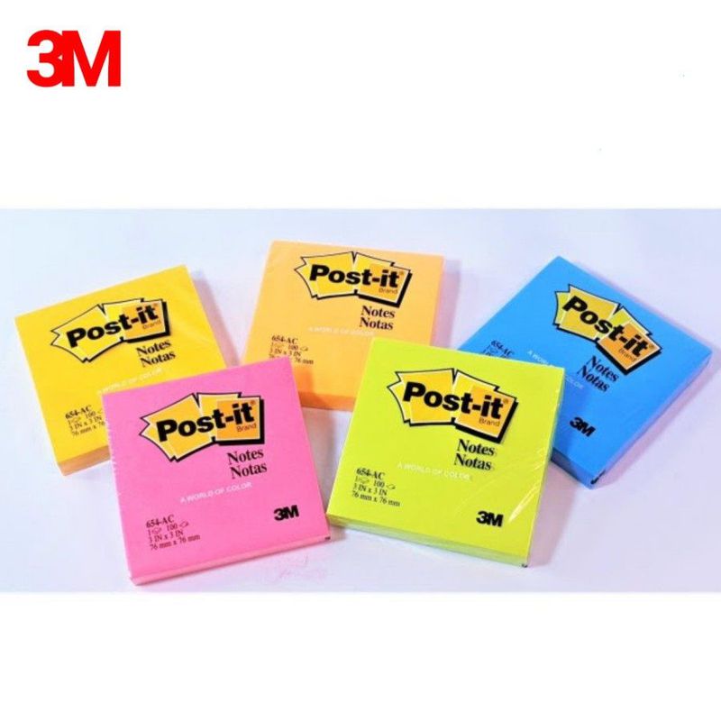 3M Post-it Sticky Notes 654
