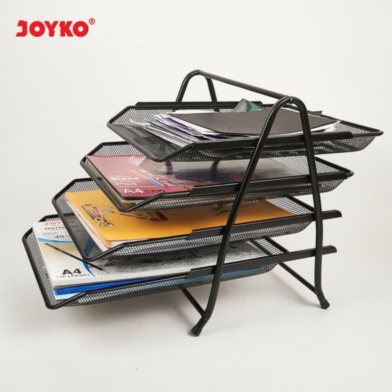 Rak Document Tray 4Susun JOYKO DT31 Paper Tray Elevated Letter Tray