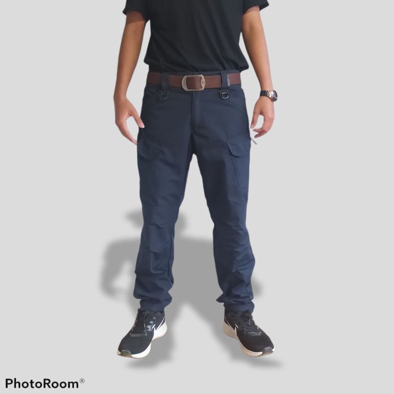 Celana Tactical Biru Dongker - Biru Tua - L