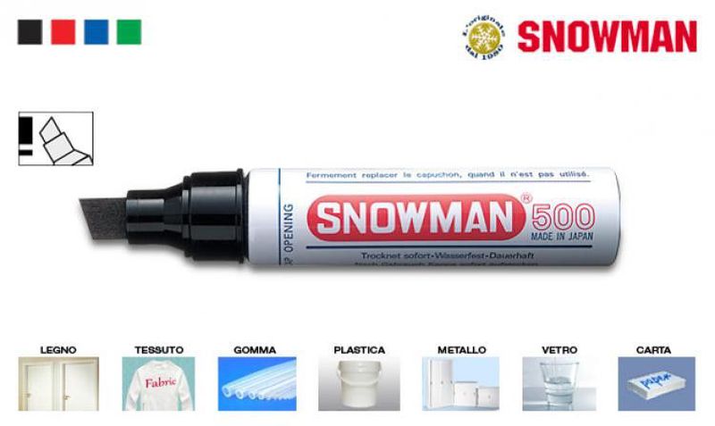 Spidol Permanent Snowman Jumbo 500 Spidol Snowman Marker Besar 500