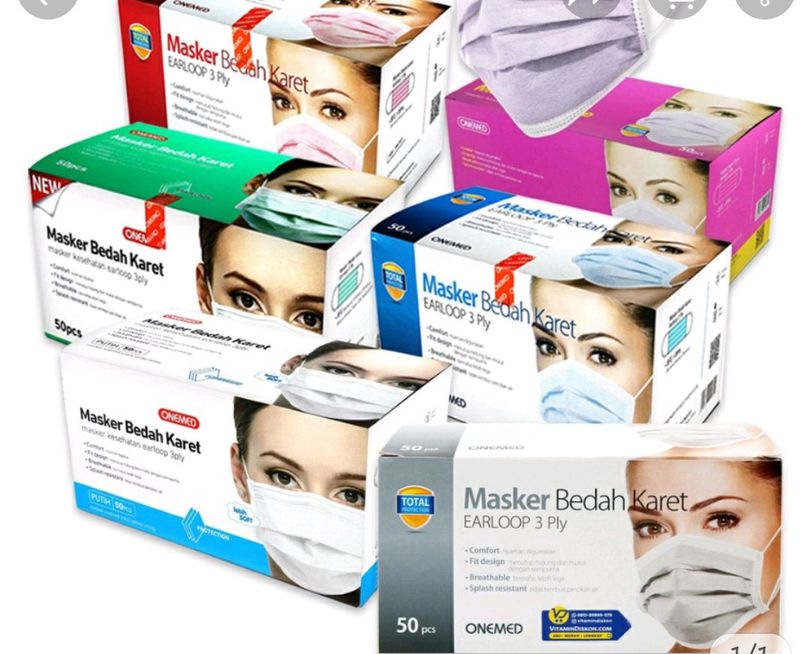 Masker Onemed 3 Ply Earloop