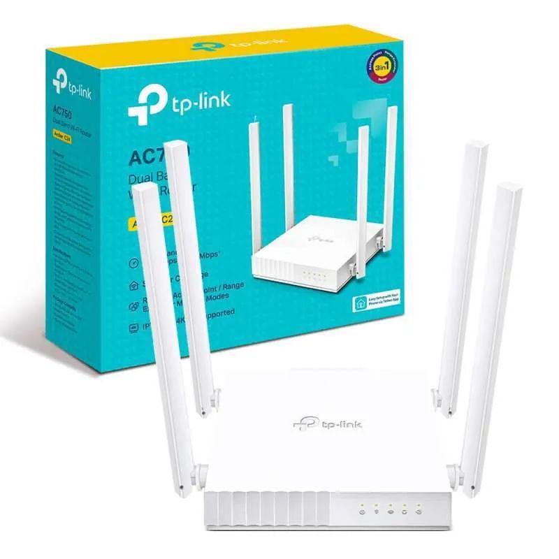 Tp-Link Archer C24 AC750 Dual-Band Wi-Fi Router