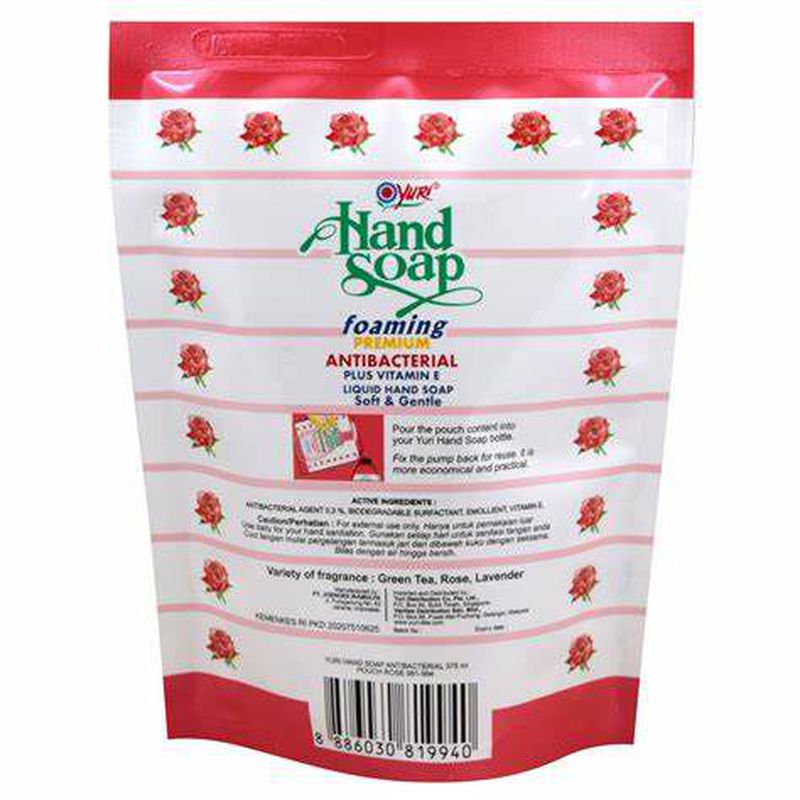 Yuri Hand Soap Sabun Cuci Tangan Refill 375ml
