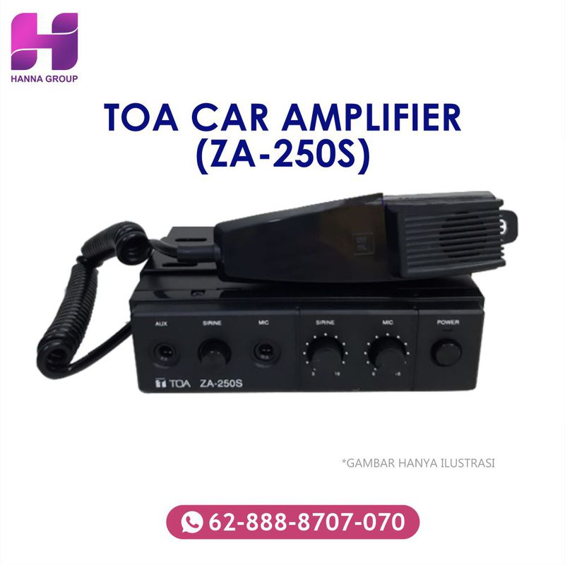 TOA CAR AMPLIFIER (ZA-250S)
