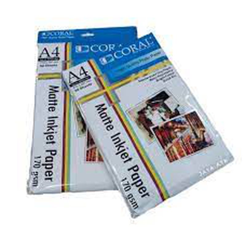 Coral A4 Inkjet Paper 170gsm 50s