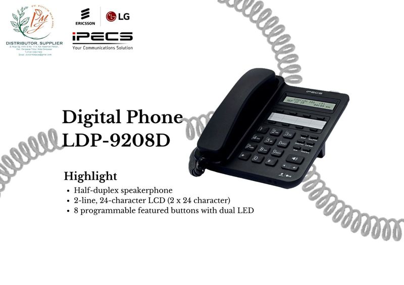 Telephone Digital LDP-9208D.STGBK