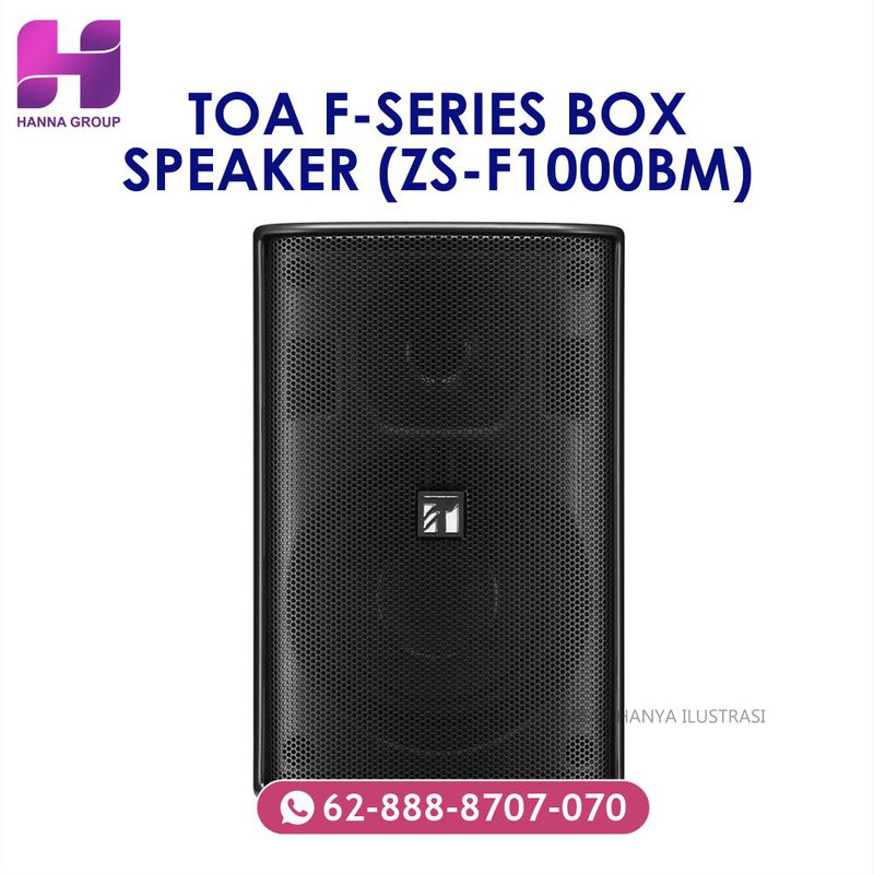 TOA F-SERIES BOX SPEAKER (ZS-F1000BM)