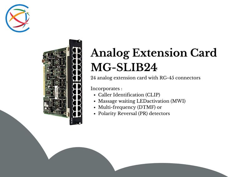 CARD ANALOG UNTUK PABX TYPE MG-SLIB24.STG