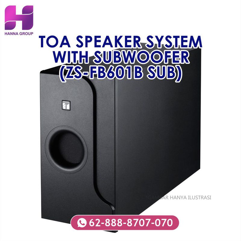 TOA SPEAKER SYSTEM WITH SUBWOOFER (ZS-FB601B SUB)