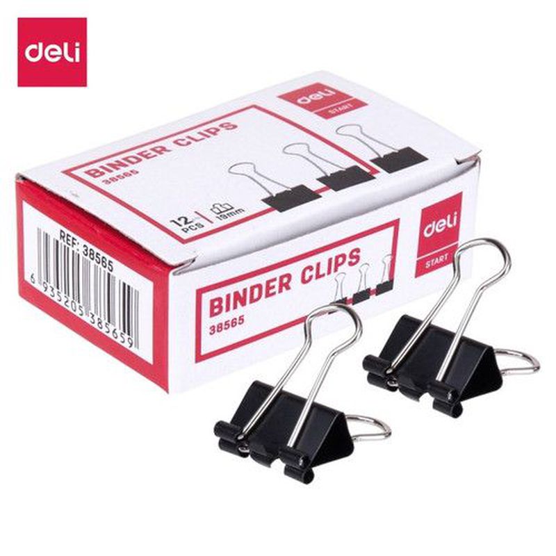 Deli Binder Clip 19mm No.38565 (107)