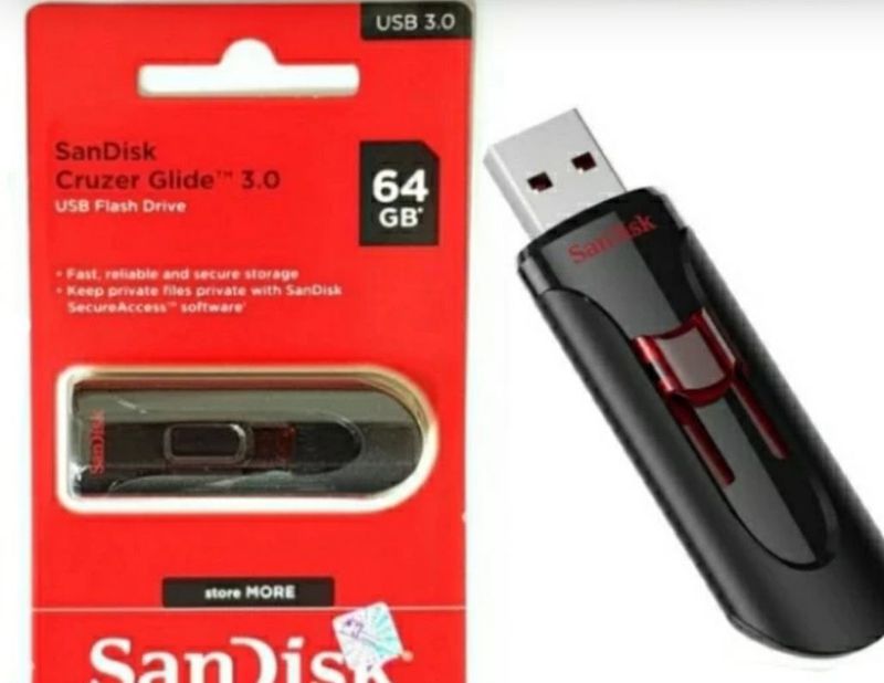 Flashdisk Sandisk 64 GB USB 3.0 Cruizer Glide CZ600