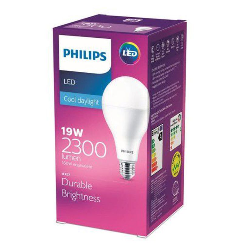 Lampu LEDBulb 19W E27 6500K 230V A80 Putih