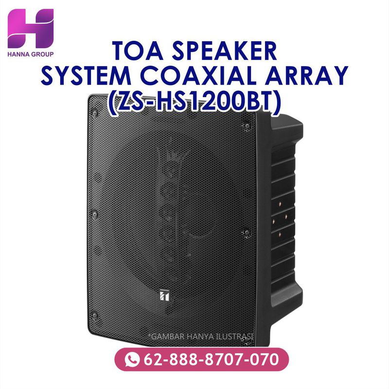 TOA SPEAKER SYSTEM COAXIAL ARRAY (ZS-HS1200BT)