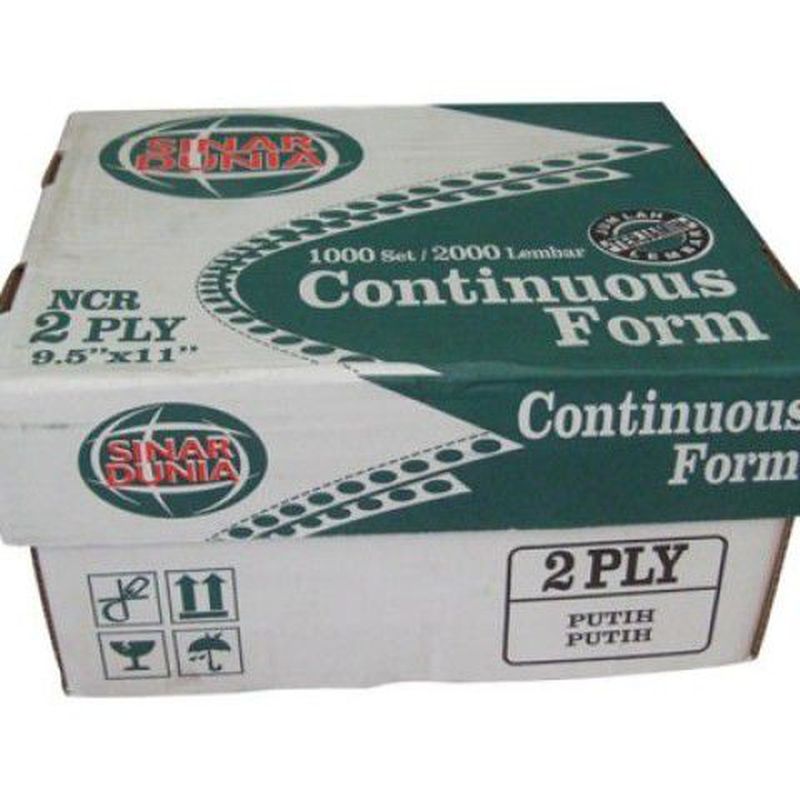 Kertas Continues form 2 ply