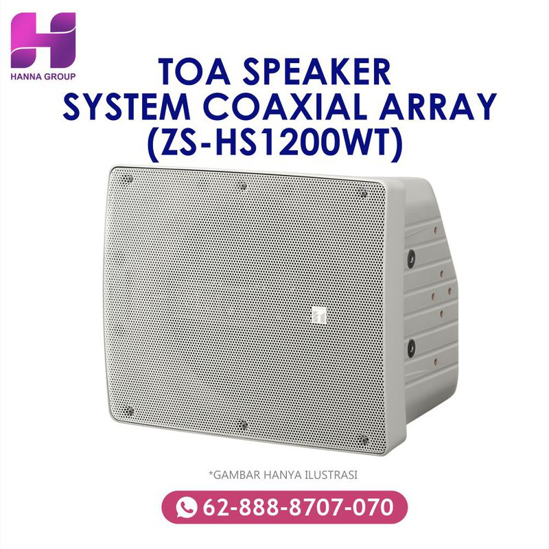 TOA SPEAKER SYSTEM COAXIAL ARRAY (ZS-HS1200WT)