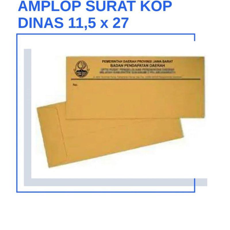 Amplop Surat Kop Dinas Besar