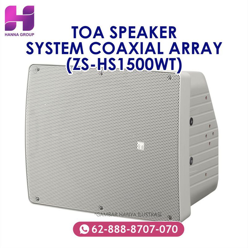 TOA SPEAKER SYSTEM COAXIAL ARRAY (ZS-HS1500WT)