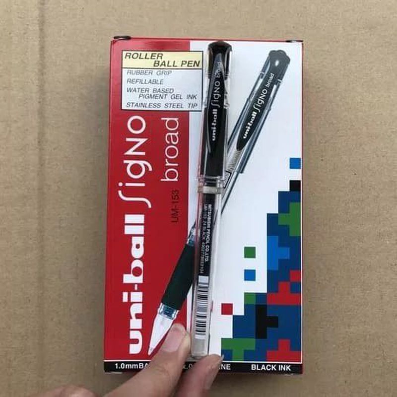 Ballpoint / Pulpen Uniball Signo Broad - Biru