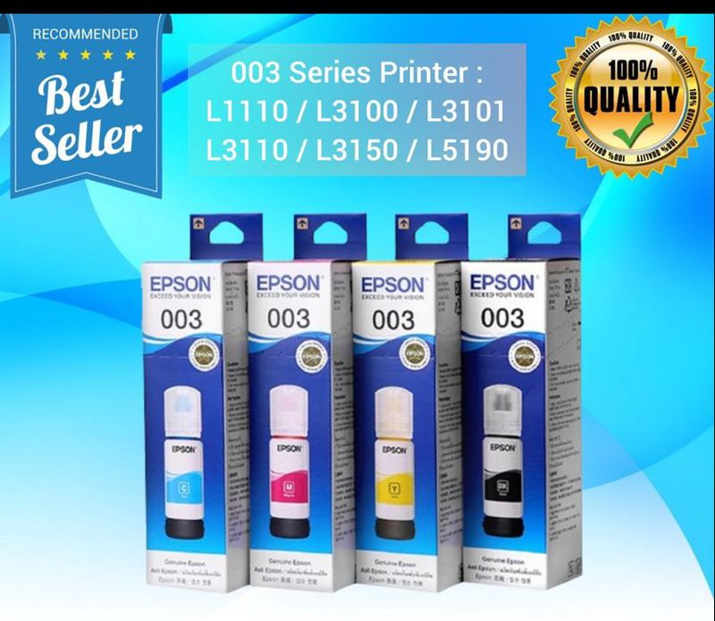 TINTA EPSON L3110 (BLACK , CYAN , MAGENTA , YELLOW ) - BLACK