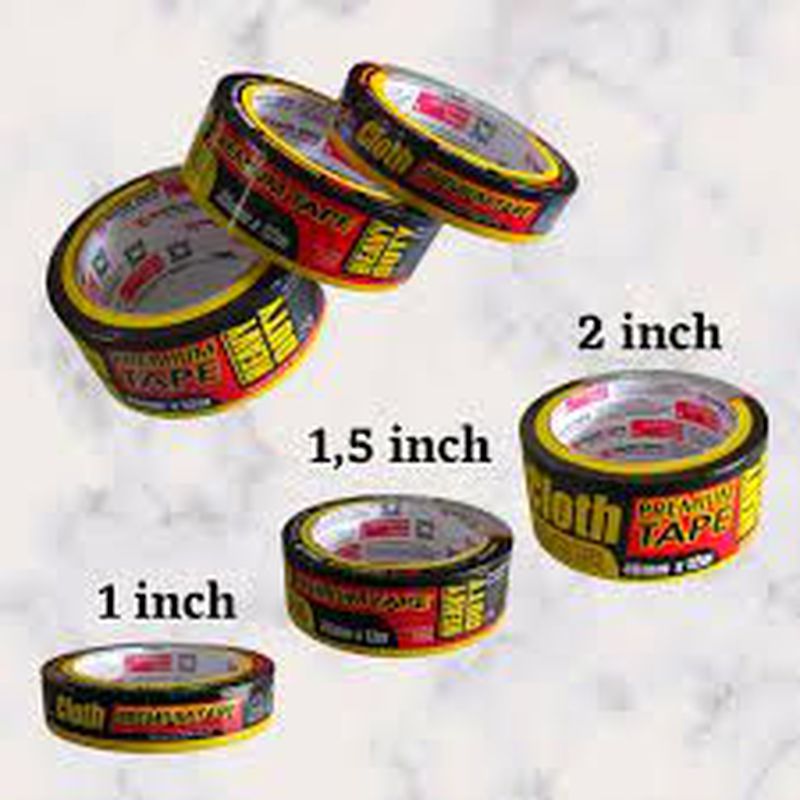 Isolasi hitam produk Nachi Tape - 2 Inci