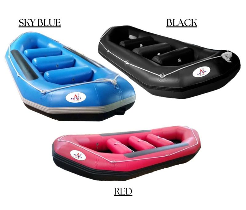 PERAHU KARET (Inc. Pelampung, Helm, Dayung)