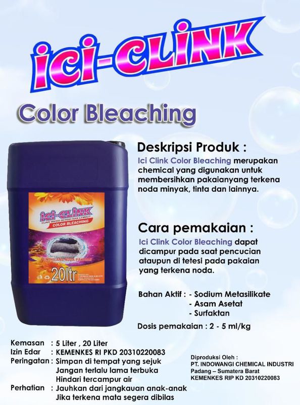 ICI - CLINK COLOR BLEACHING 20 Lt