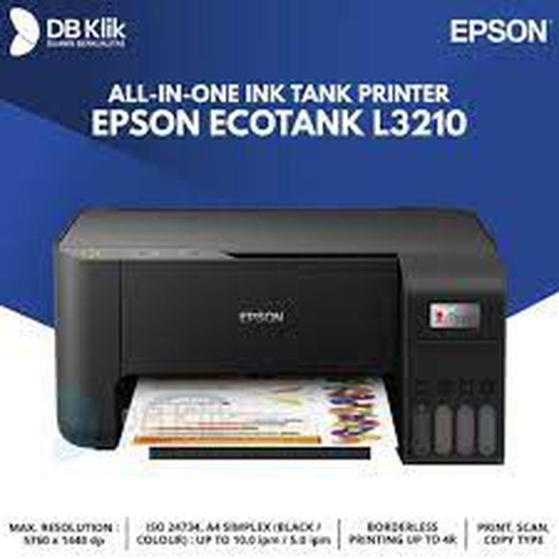 Epson EcoTank L3210 All-in-One Ink Tank Printer Print,Scan,Copy