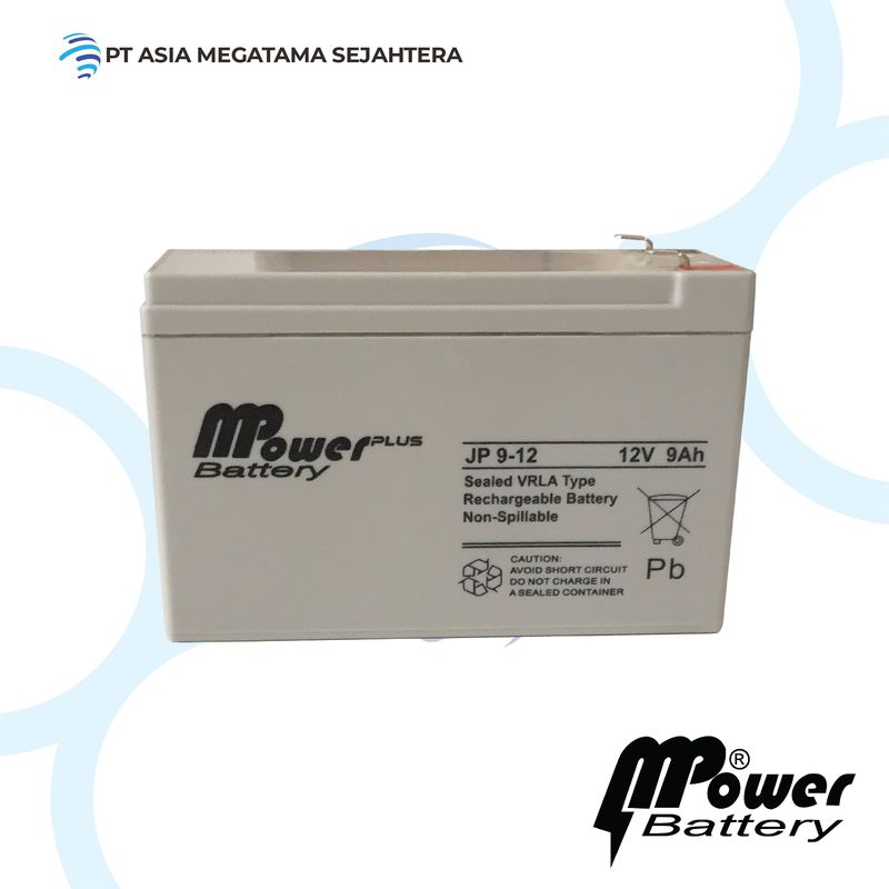 BATTERY VRLA FOR UPS - MPOWER JP9-12 / 12V 9AH