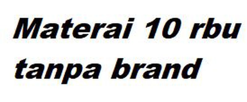 materai 10 rbu