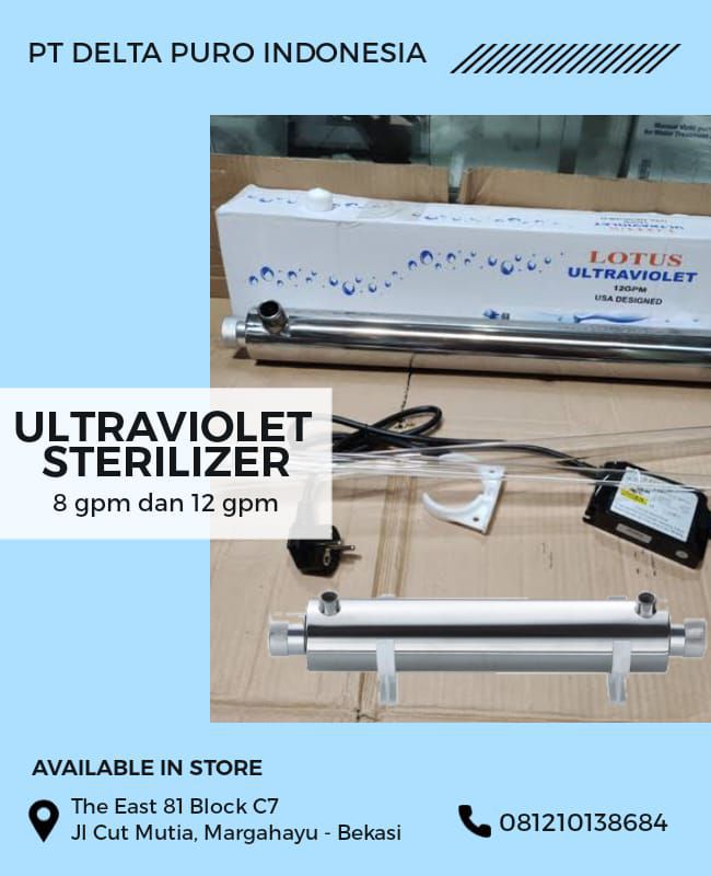 Ultraviolet Sterilizer 12 Gpm