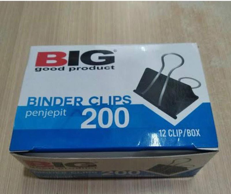 Jepitan Kertas Binder Clip Type 200 Big