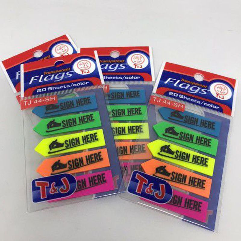 sticky Notes T&J Sign Here